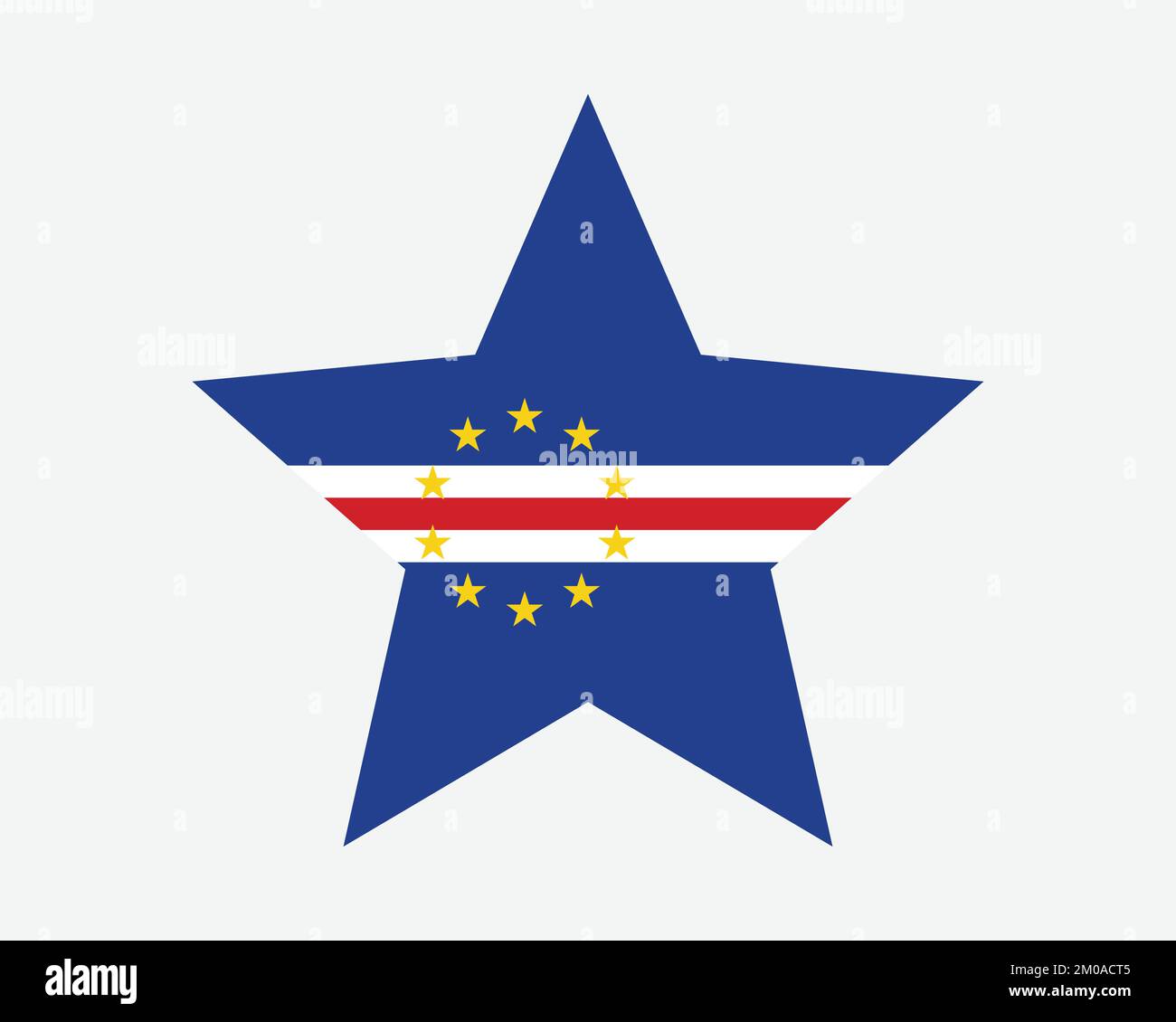 Vector cabo verde flag Stock Vector Images - Alamy