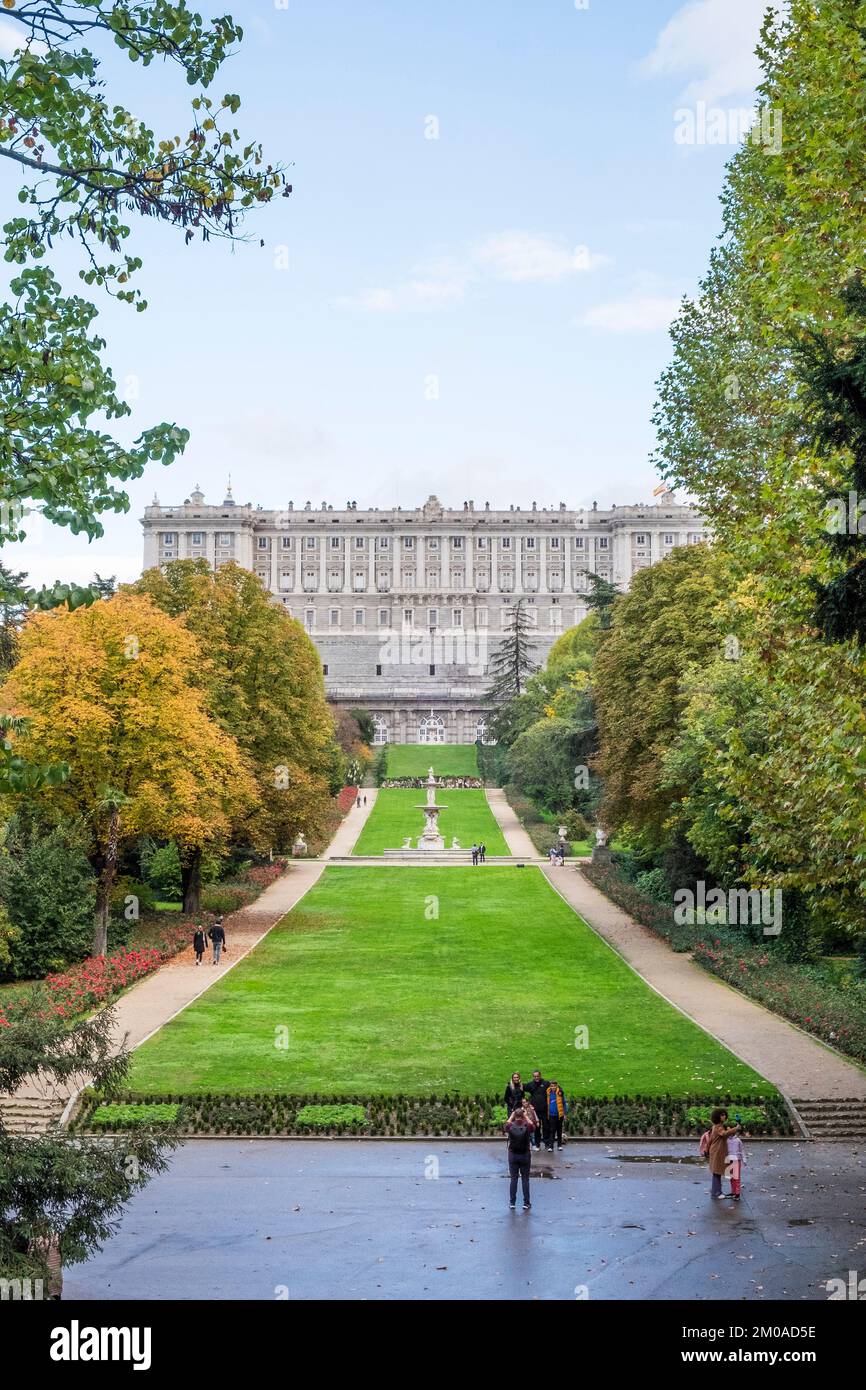 Spain, Madrid, Campo del Moro Garden Stock Photo - Alamy