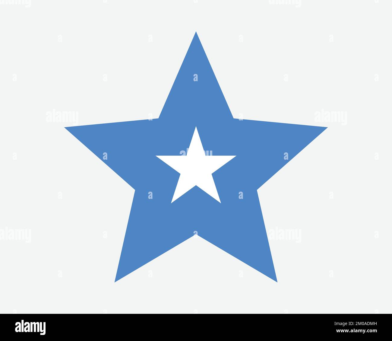 Somalia Star Flag. Somali Star Shape Flag. Federal Republic of Somalia ...