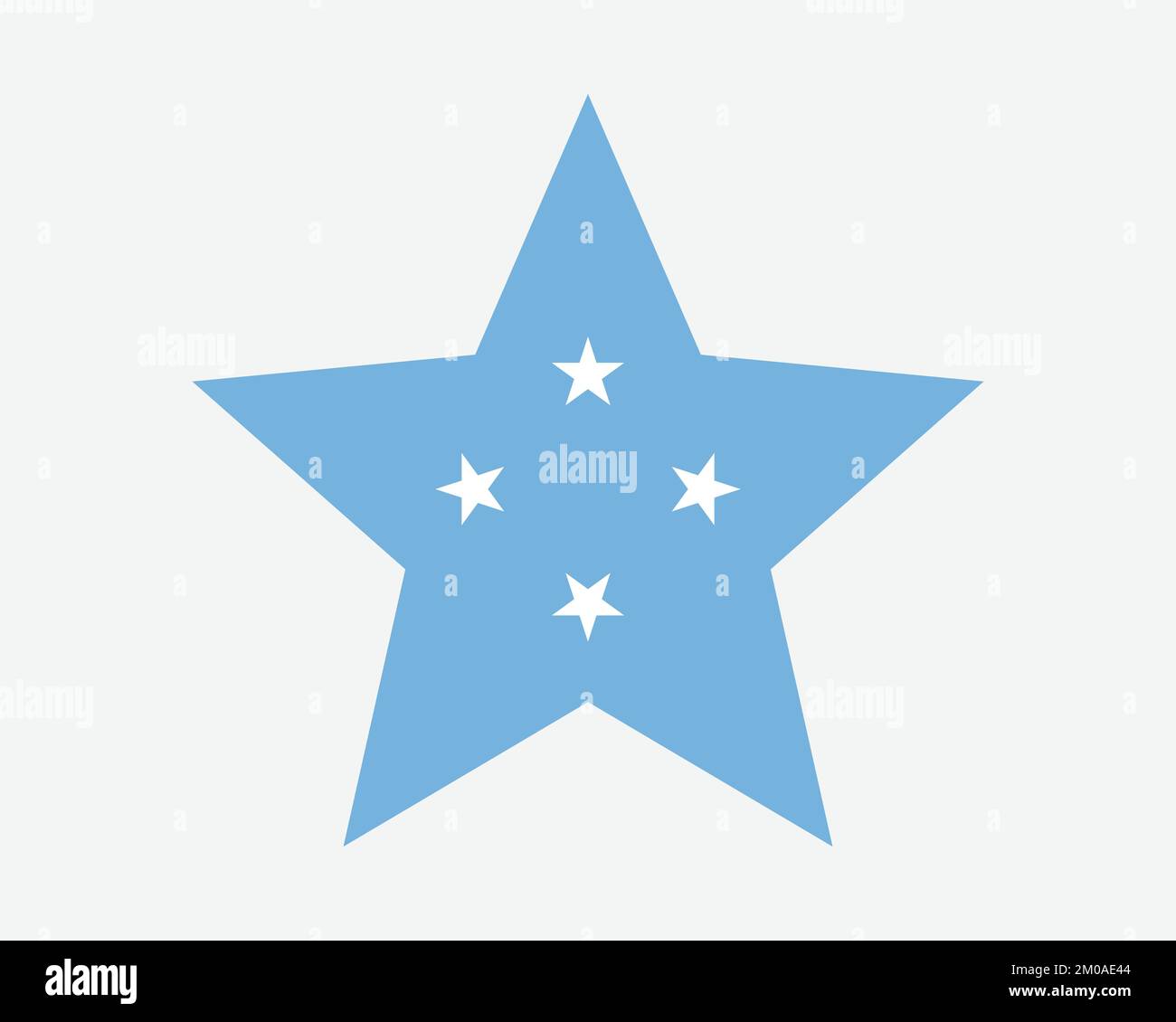 Micronesia Star Flag. Micronesian Star Shape Flag. FSM Country National ...