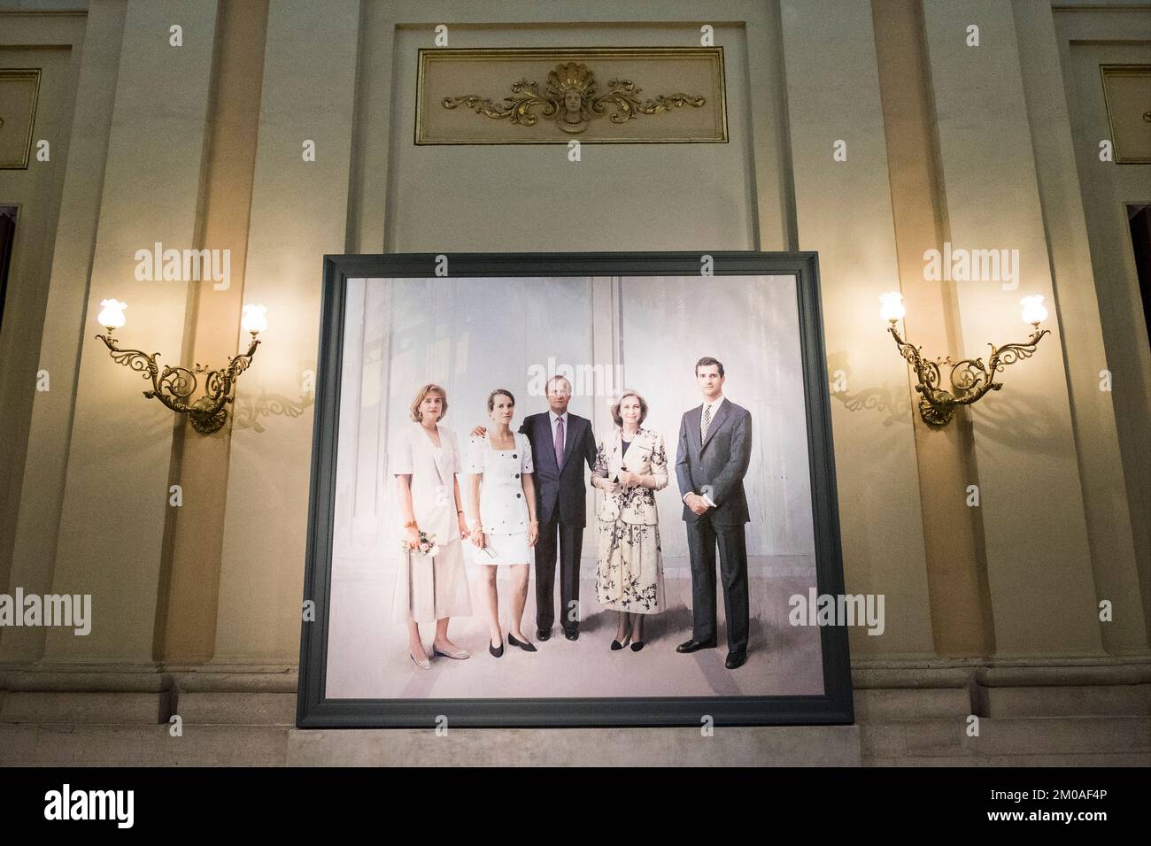 Spain, Madrid, Royal Palace, Spain’s Royal Portrait Stock Photo - Alamy
