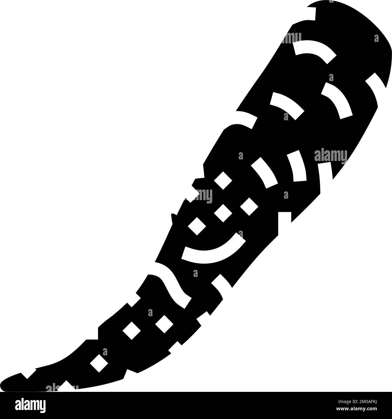 carrot rotten food glyph icon vector illustration Stock Vector Image ...