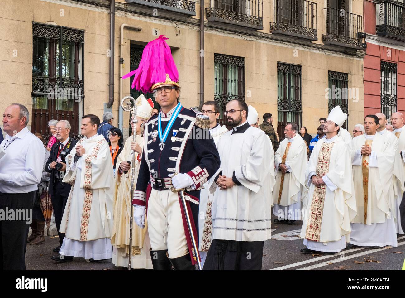 Spain, Madrid, Vergine dell'Almudena feast Stock Photo - Alamy
