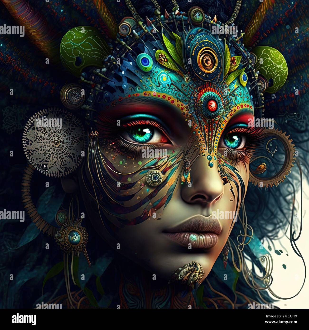 Psychedelic trance hi-res stock photography and images - Alamy