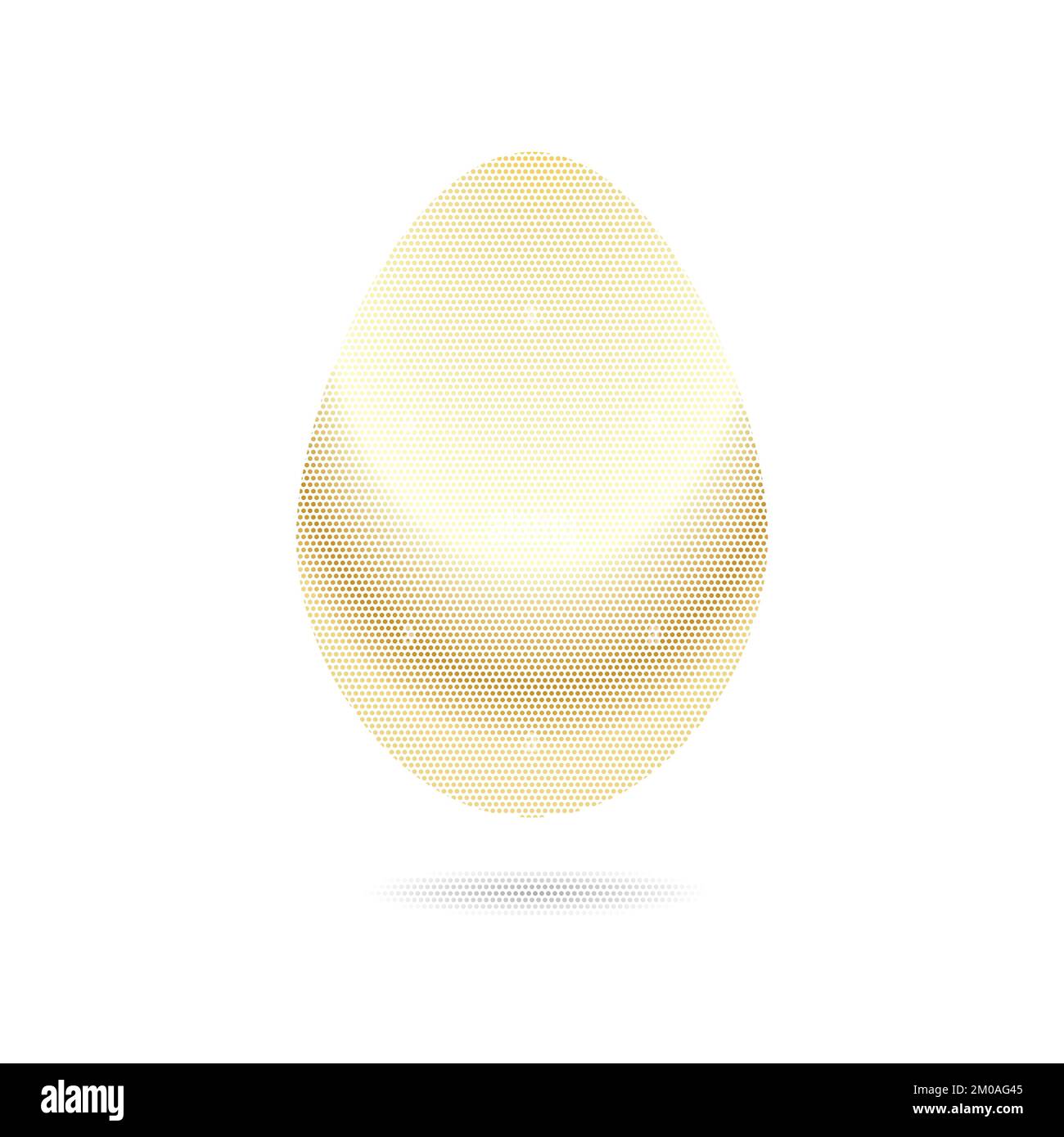 easter egg from dots. vector graphic element for design Stock Vector ...
