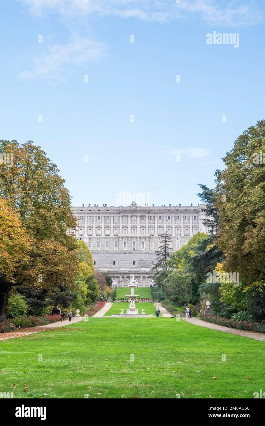Spain, Madrid, Campo del Moro Garden Stock Photo - Alamy