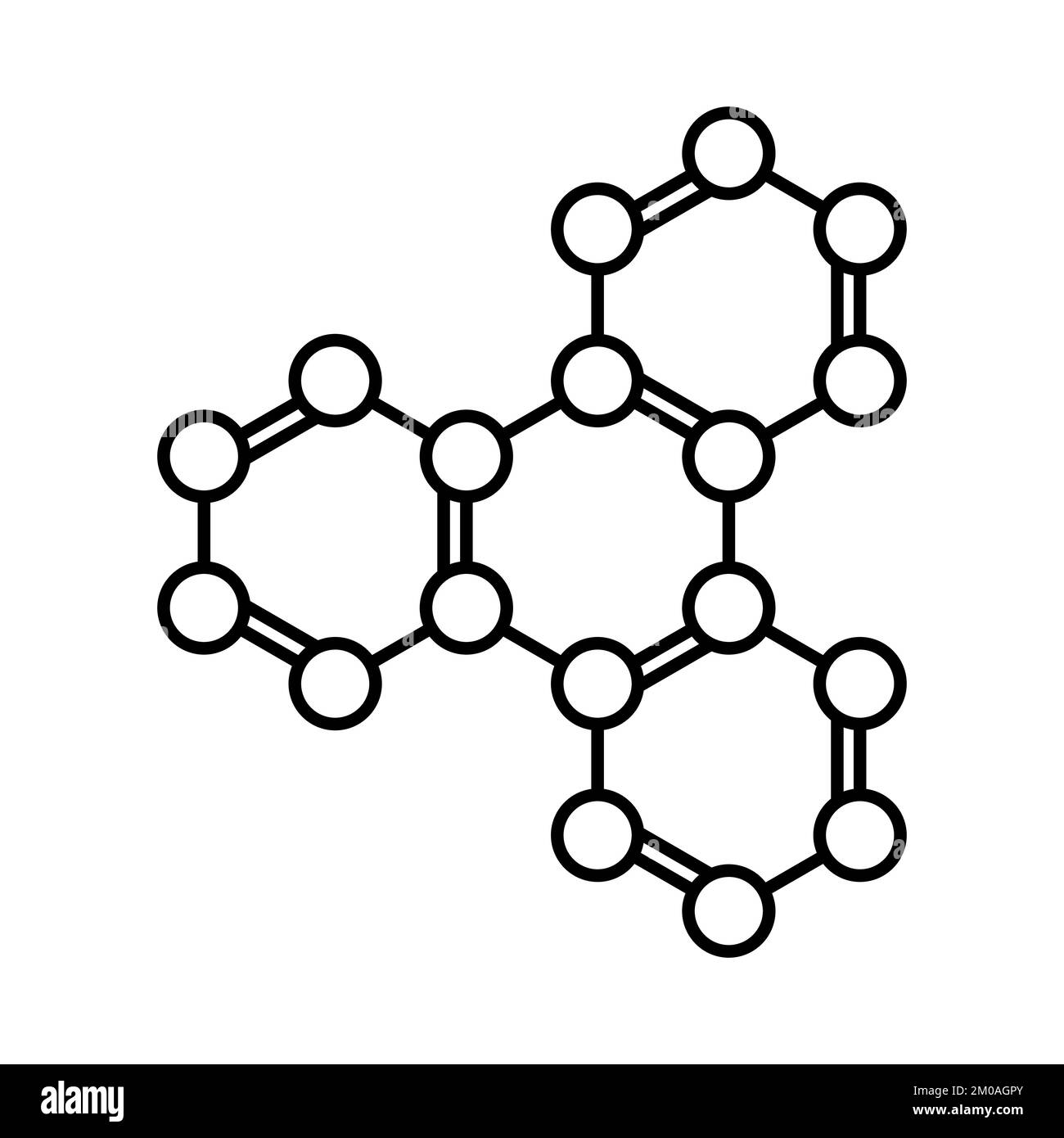 Abstract molecule icon. Symbol of chemistry, science, laboratory ...