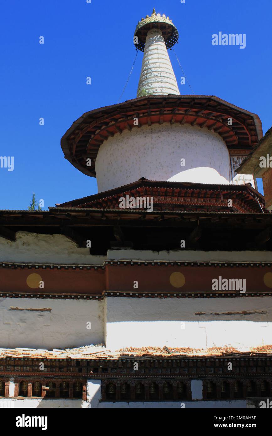 Buddhist monastery in the city of Paro, Bhutan Stock Photo - Alamy
