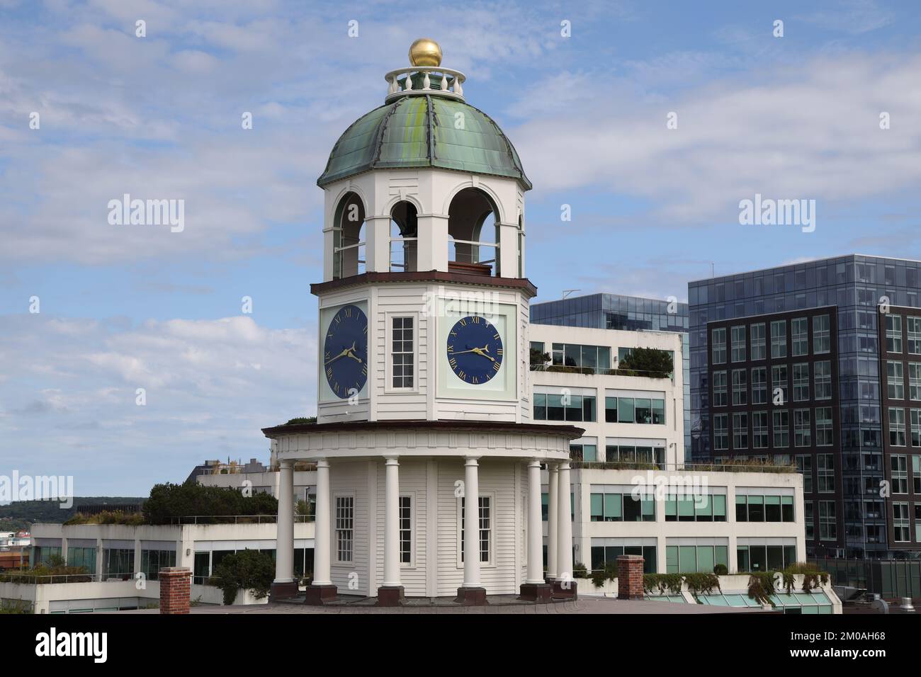 View of the Halifax town clock Stock Photo - Alamy