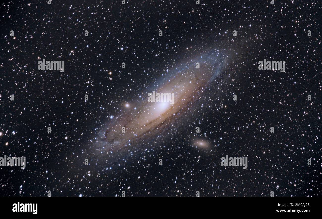 A beautiful view of Andromeda galaxy Stock Photo - Alamy