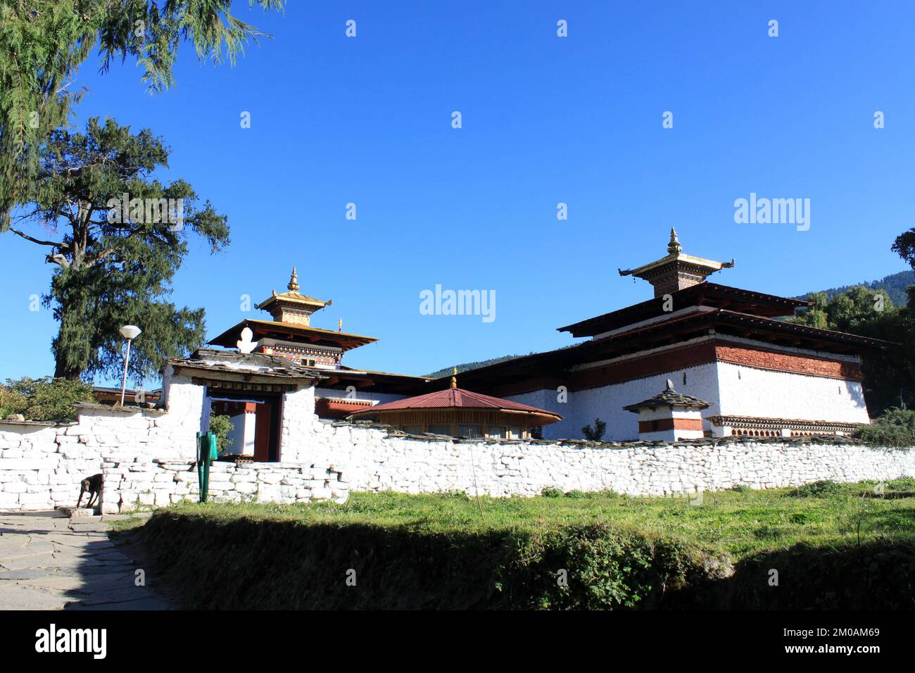 Buddhist monastery in the city of Paro, Bhutan Stock Photo - Alamy
