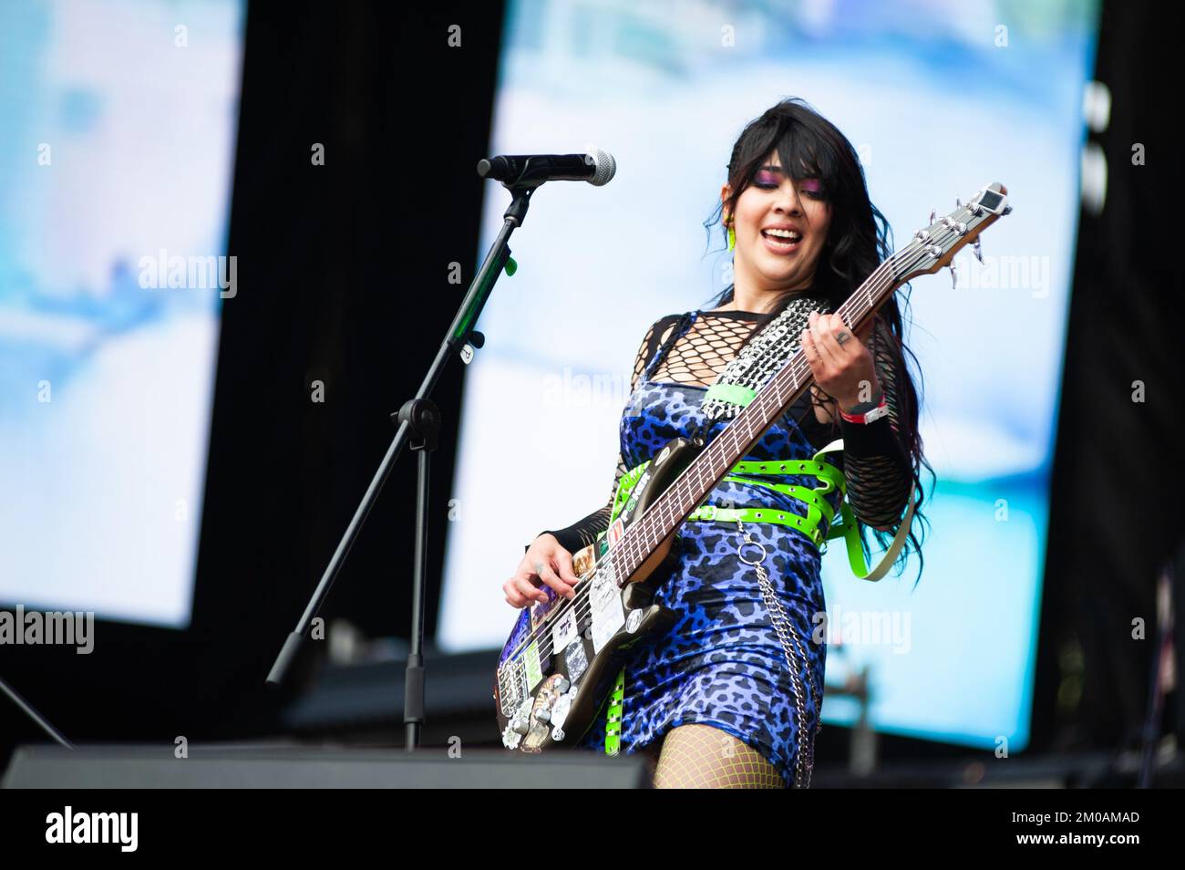 Colombian band Rattus Rattus performs during the third day of the ...