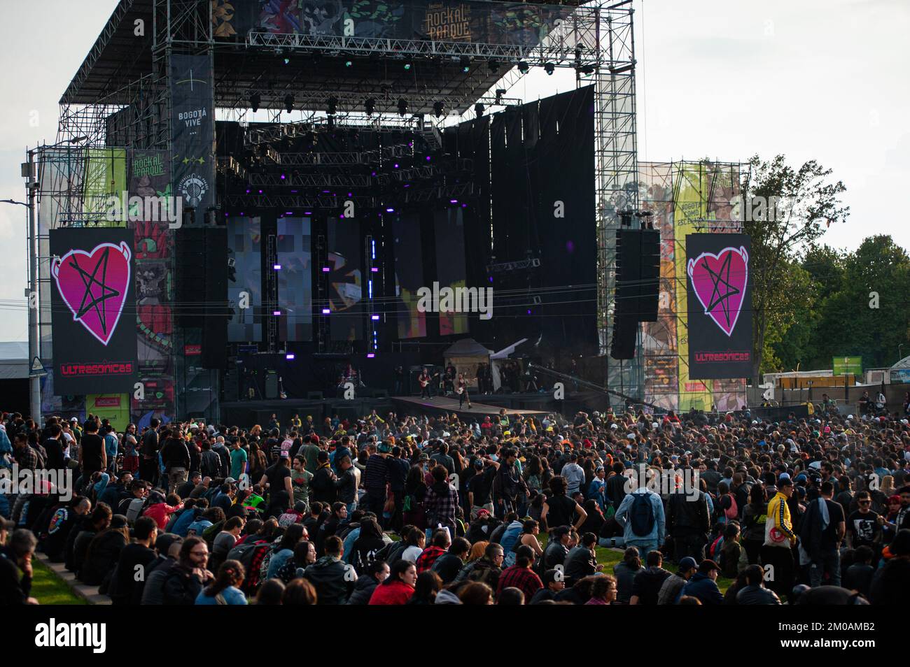 A general view of the Plaza Scenario during the third day of the ...
