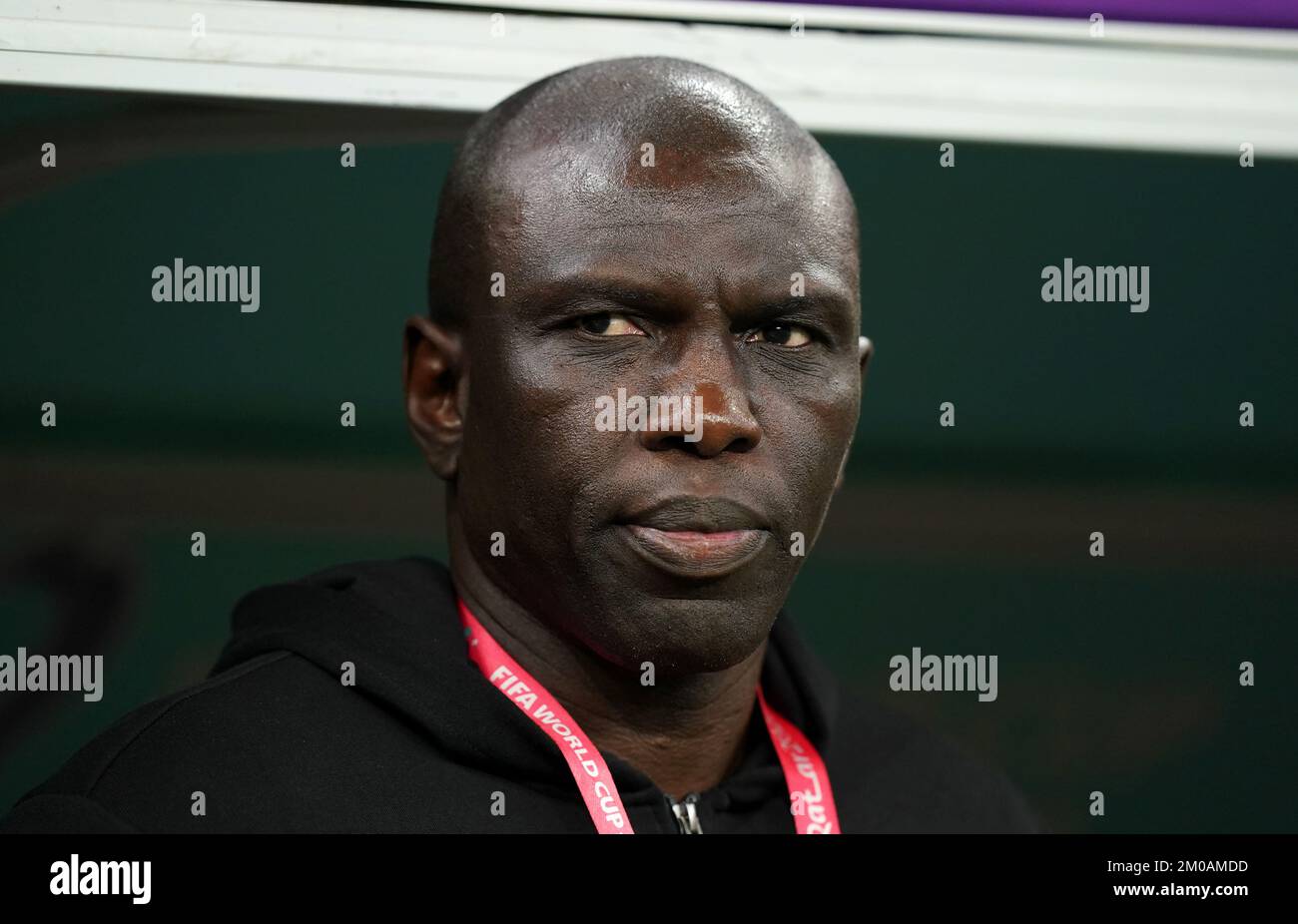 Senegal team coordinator Lamine Diatta before the FIFA World Cup Round ...