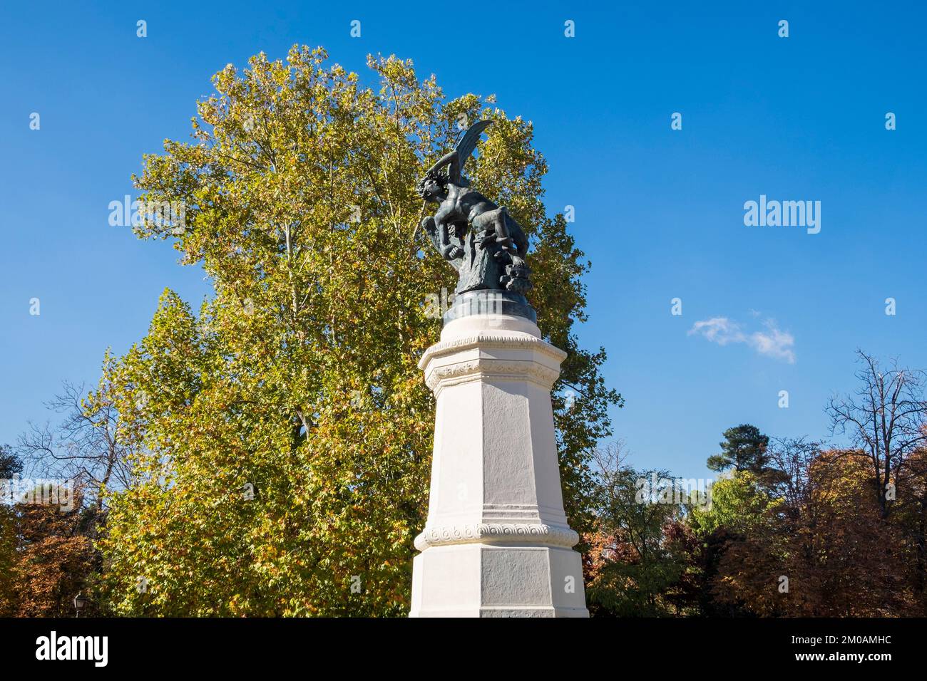 Spain, Madrid, Parque de El Retiro Stock Photo - Alamy