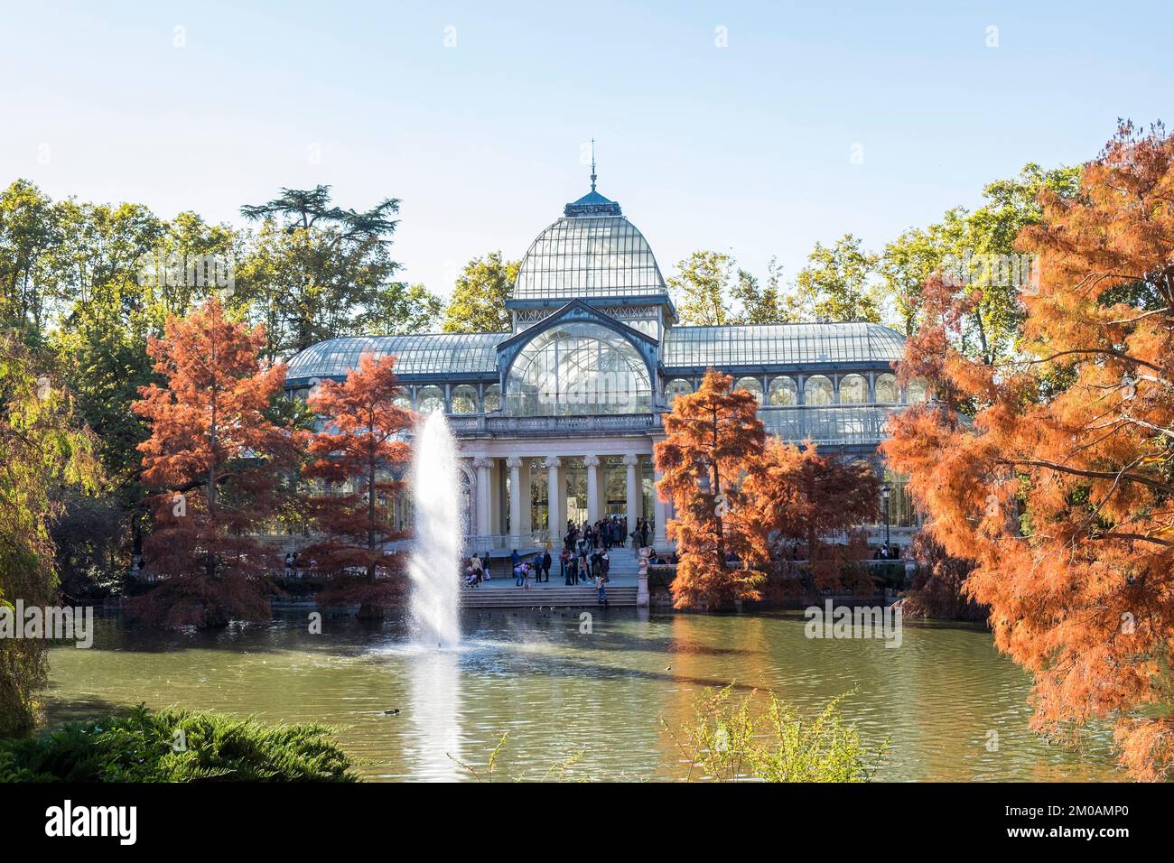 Spain, Madrid, Parque de El Retiro, Crystal palace Stock Photo - Alamy