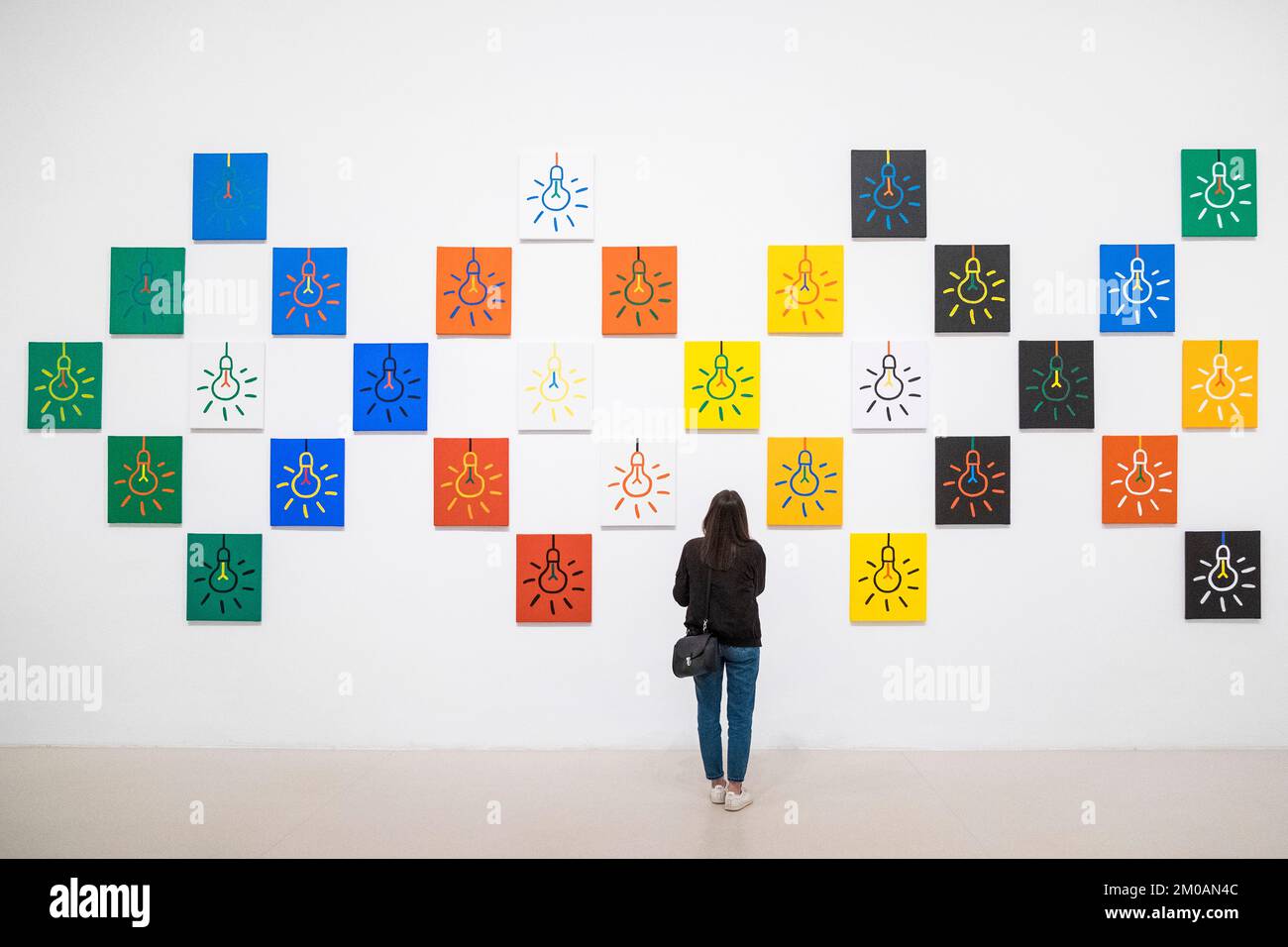 Spain, Madrid, Parque de El Retiro, Exposure of Manolo Quejido ...