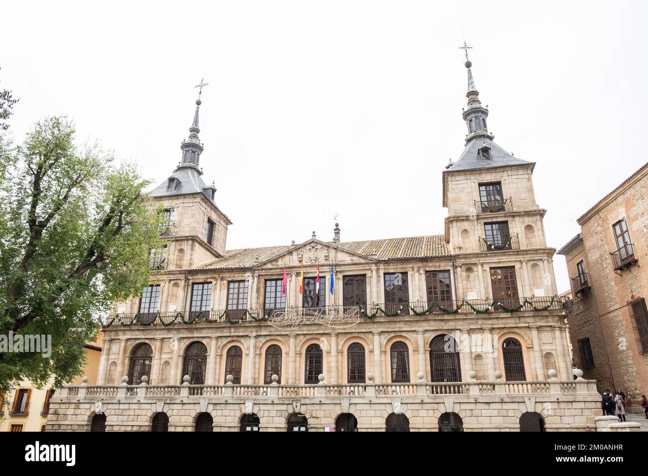Spain, Toledo, Plaza del Ayutamiente, Townhall Stock Photo - Alamy