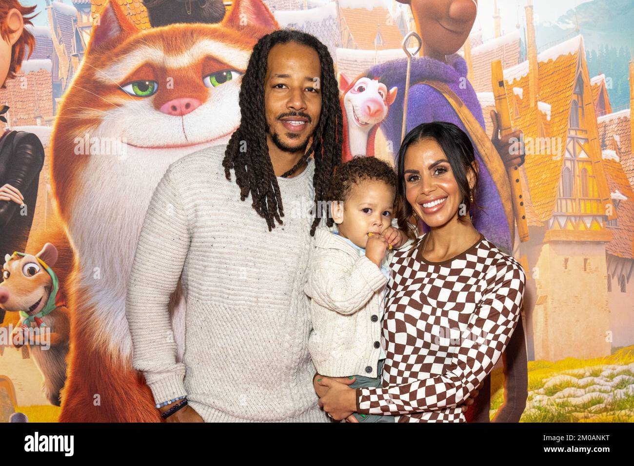 Tony Sinclair, Shanie Ryan with their son River attend a Gala Screening ...