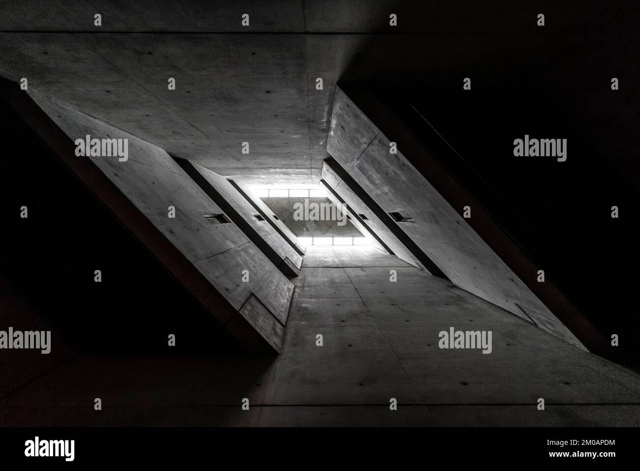 View of the interior of the Jewish Museum, Berlin, Germany, Europe ...