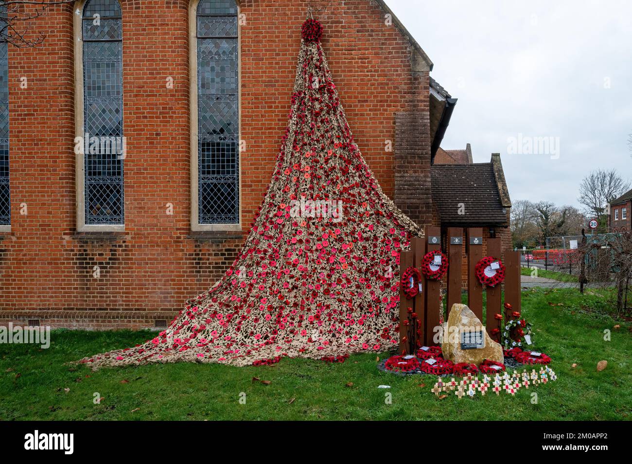 Britain remembrance crosses hi-res stock photography and images - Alamy