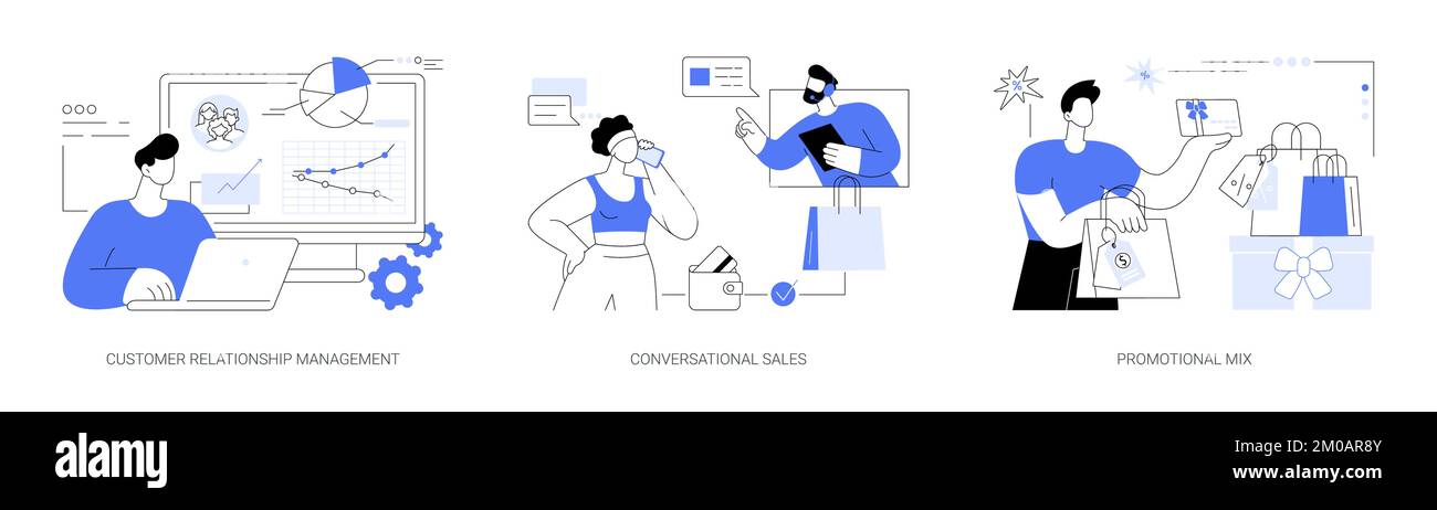 Selling strategy abstract concept vector illustrations Stock Vector ...