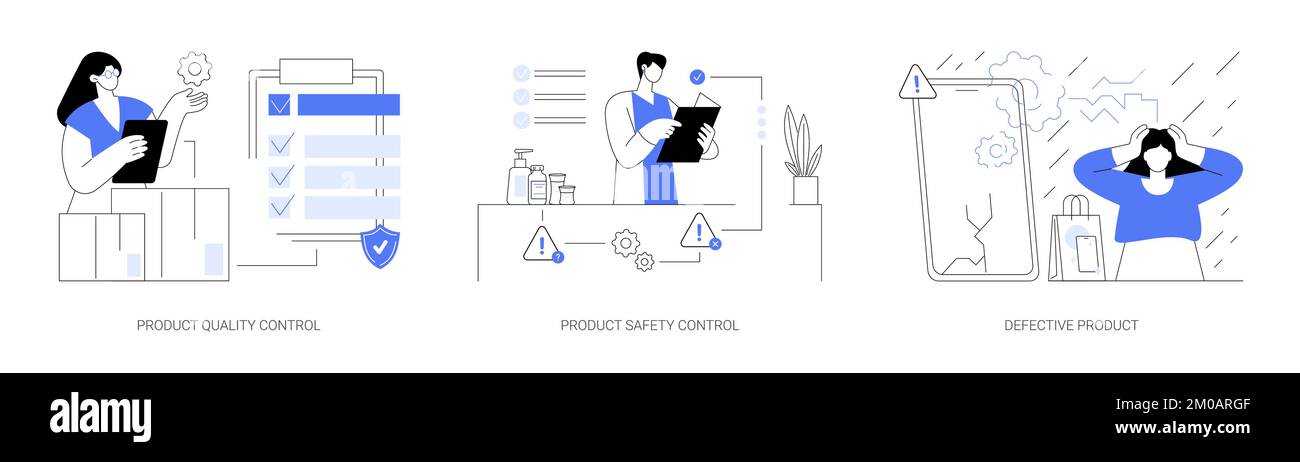 Product manufacturing abstract concept vector illustrations Stock ...