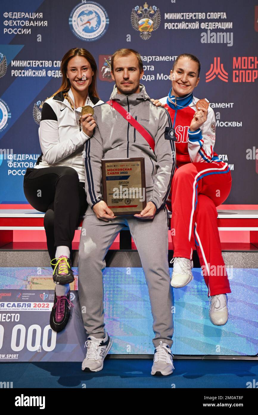 45th International Tournament "Moscow Saber" at the Gymnastics Palace ...