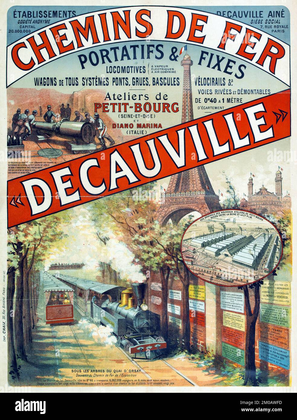 Advertising poster 1800s hi-res stock photography and images - Alamy