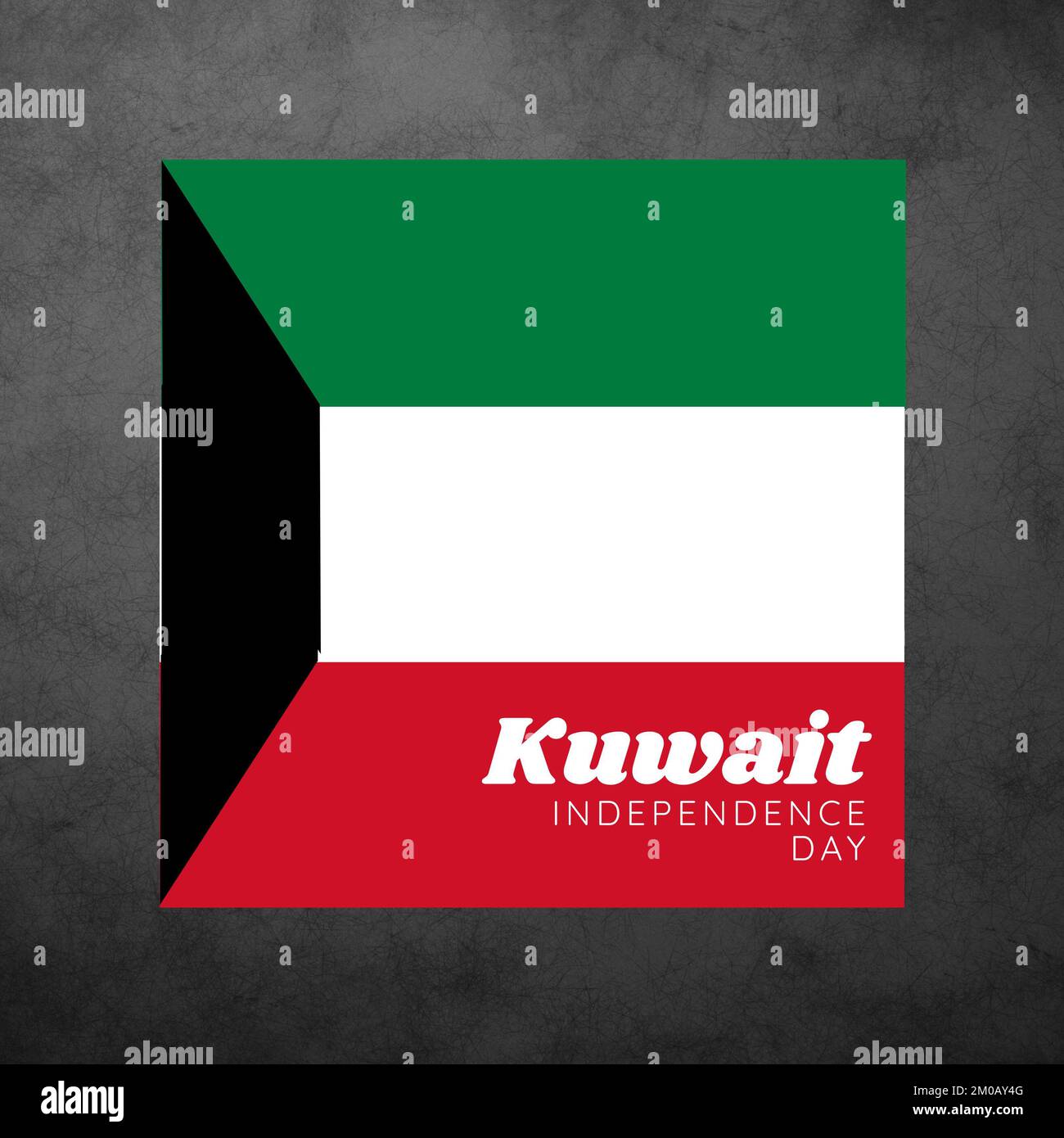 Composition of kuwait independence day text over shapes Stock Photo - Alamy