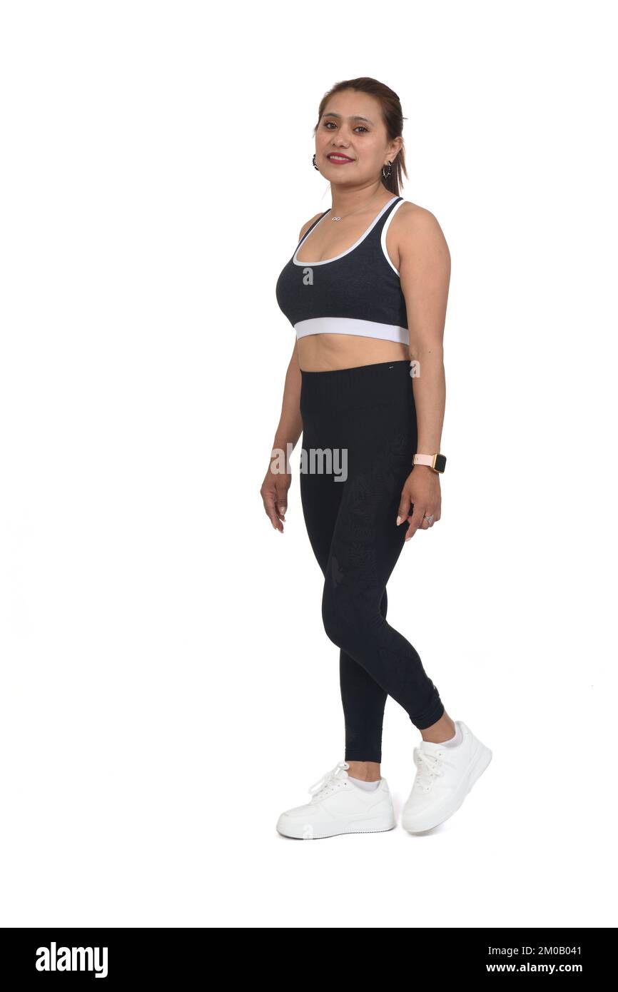 Young latin woman serious Cut Out Stock Images & Pictures - Alamy