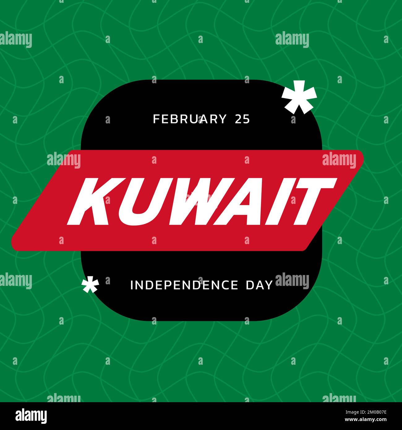 Composition of kuwait independence day text over shapes Stock Photo - Alamy