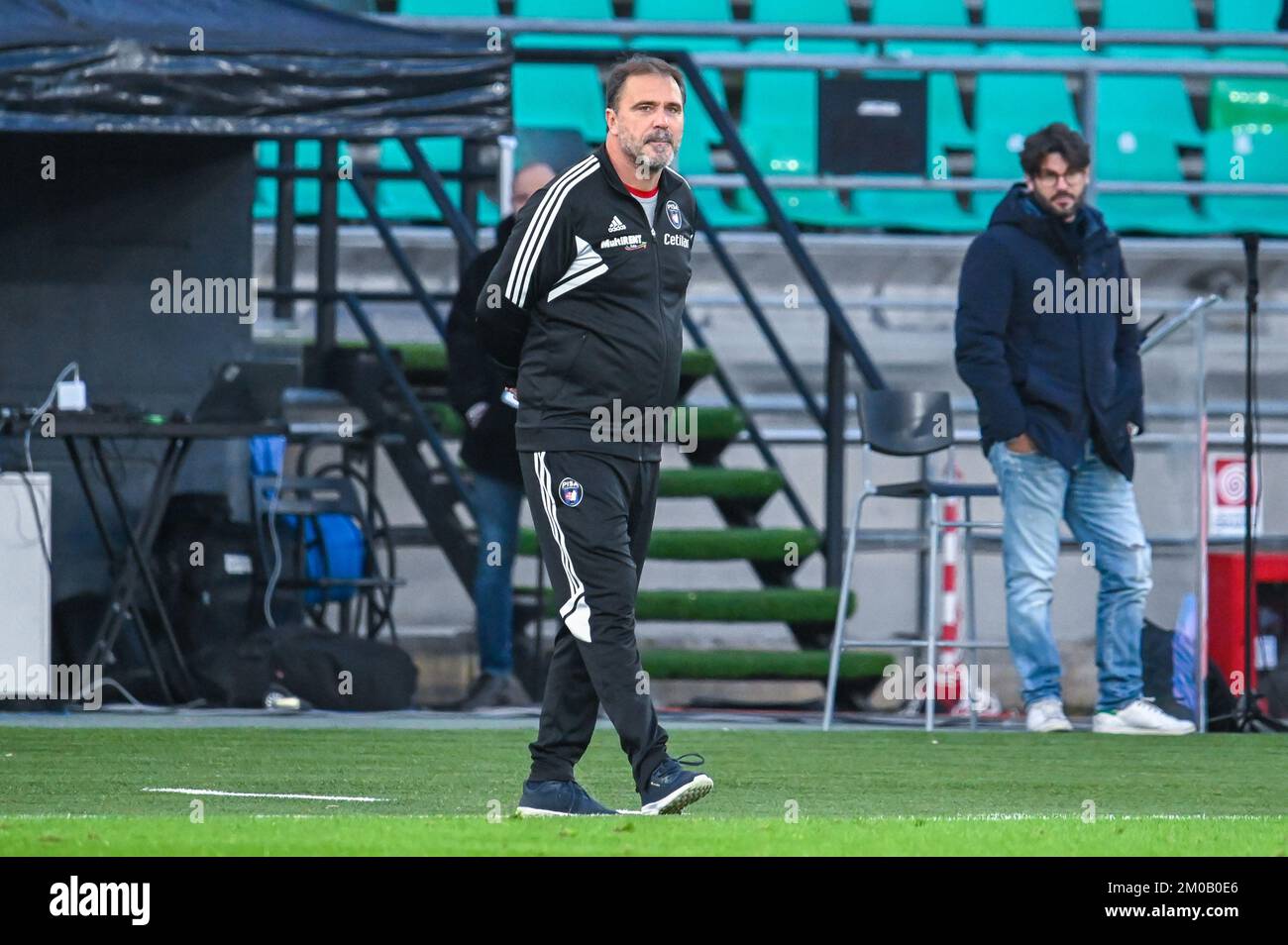 San Nicola stadium, Bari, Italy, December 04, 2022, Pisa's Head Coach ...