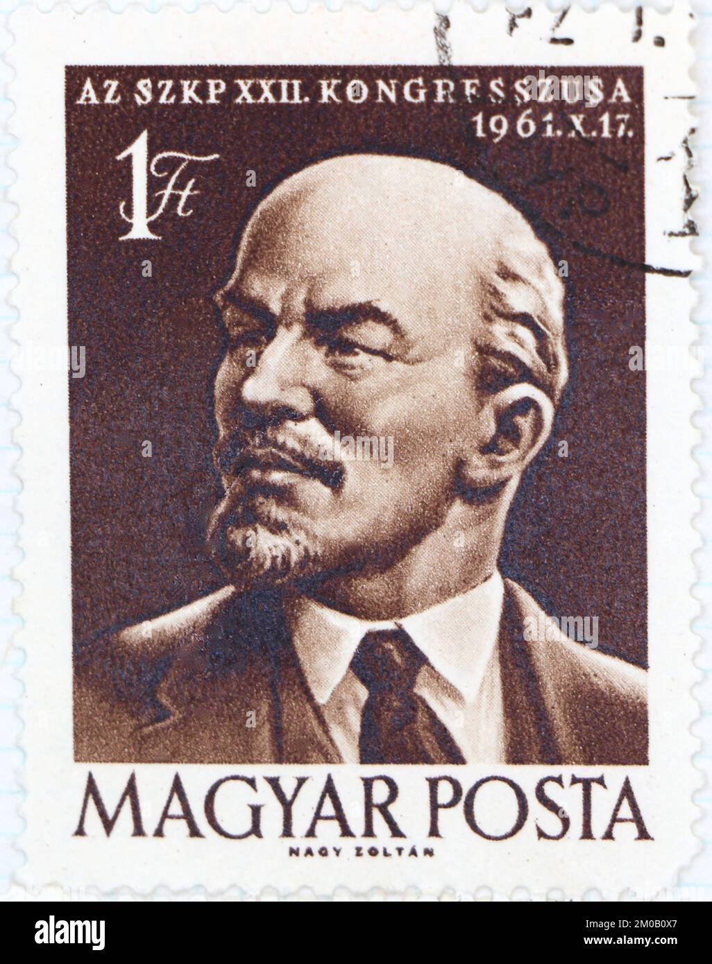 Communist stamp hi-res stock photography and images - Alamy