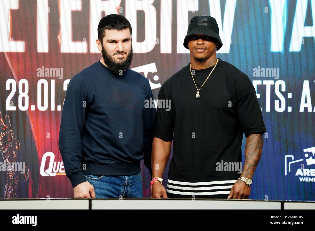 Artur Beterbiev and Anthony Yarde speak during the press conference ... Artur Beterbiev and Anthony Yarde speak during the press conference ...