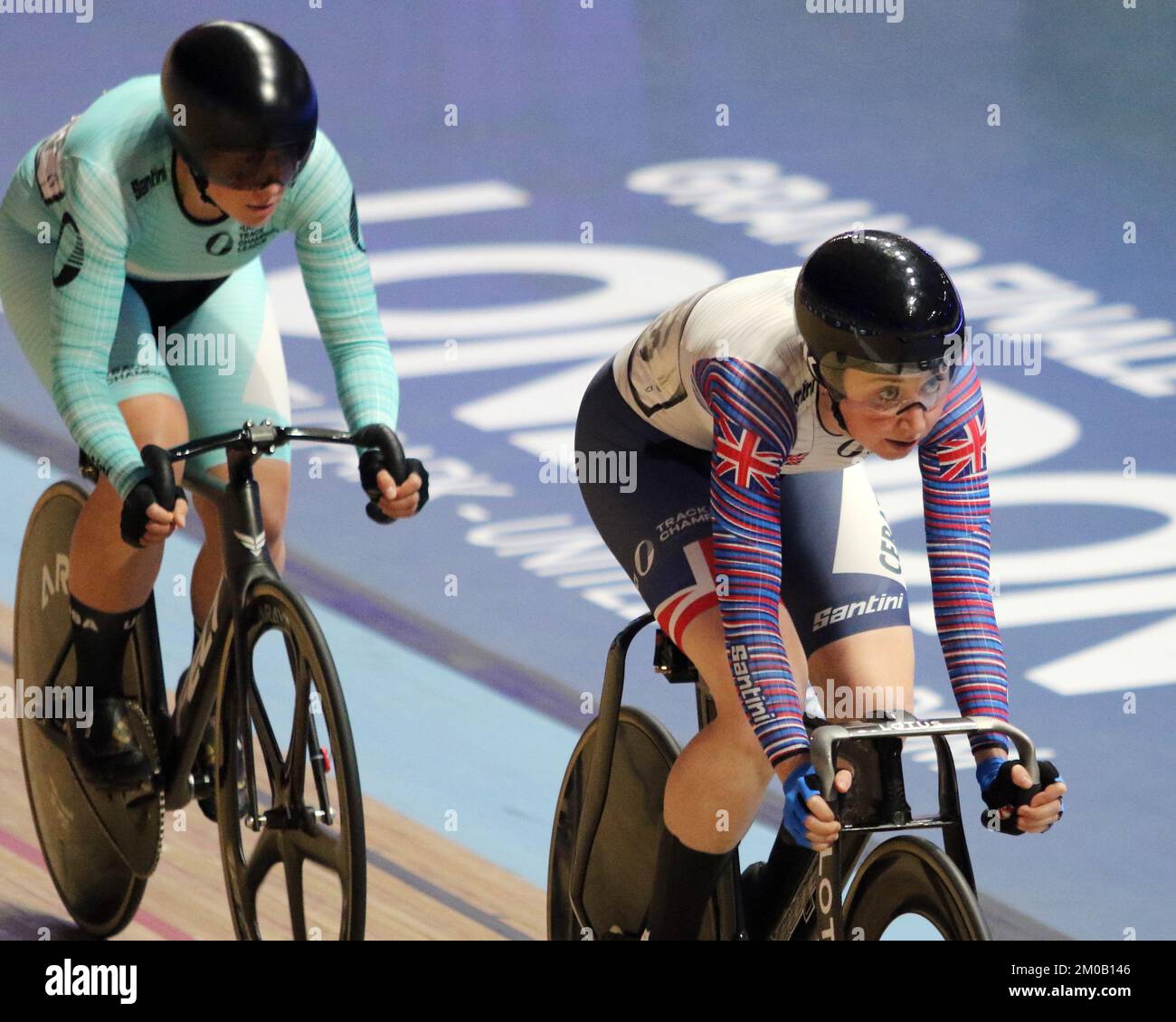 Track Cycling Champions League, Lee Valley Velodrome London UK. Katie ...