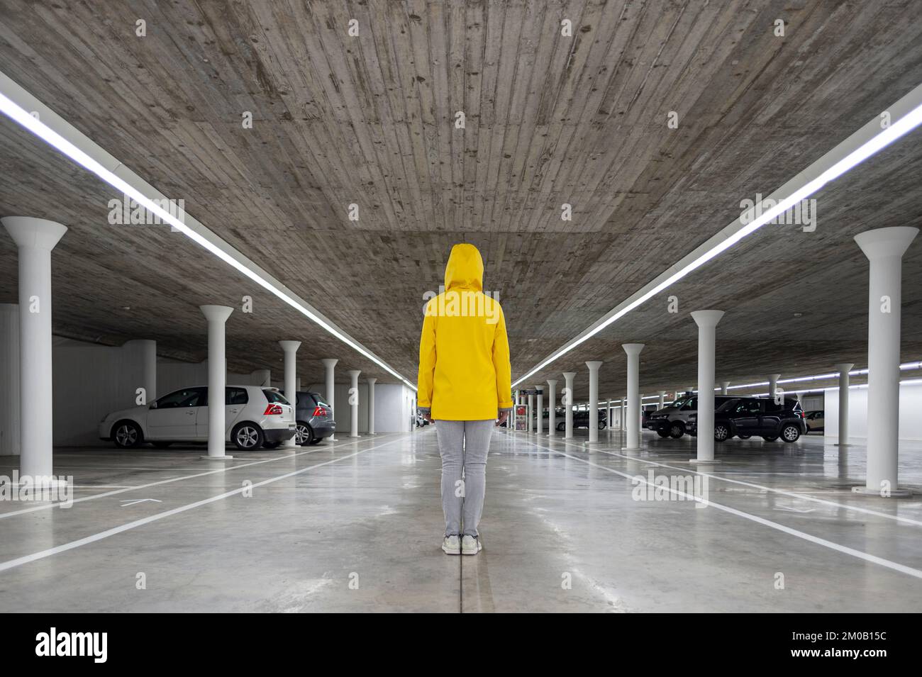 Female hood rear view hi-res stock photography and images - Alamy
