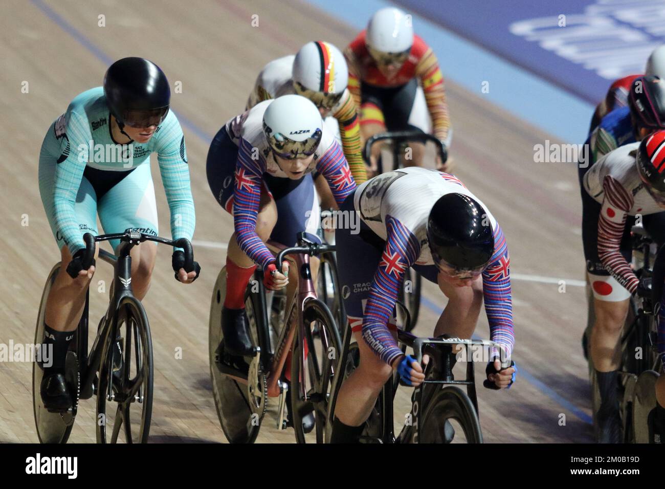 Track Cycling Champions League, Lee Valley Velodrome London UK. Katie ...