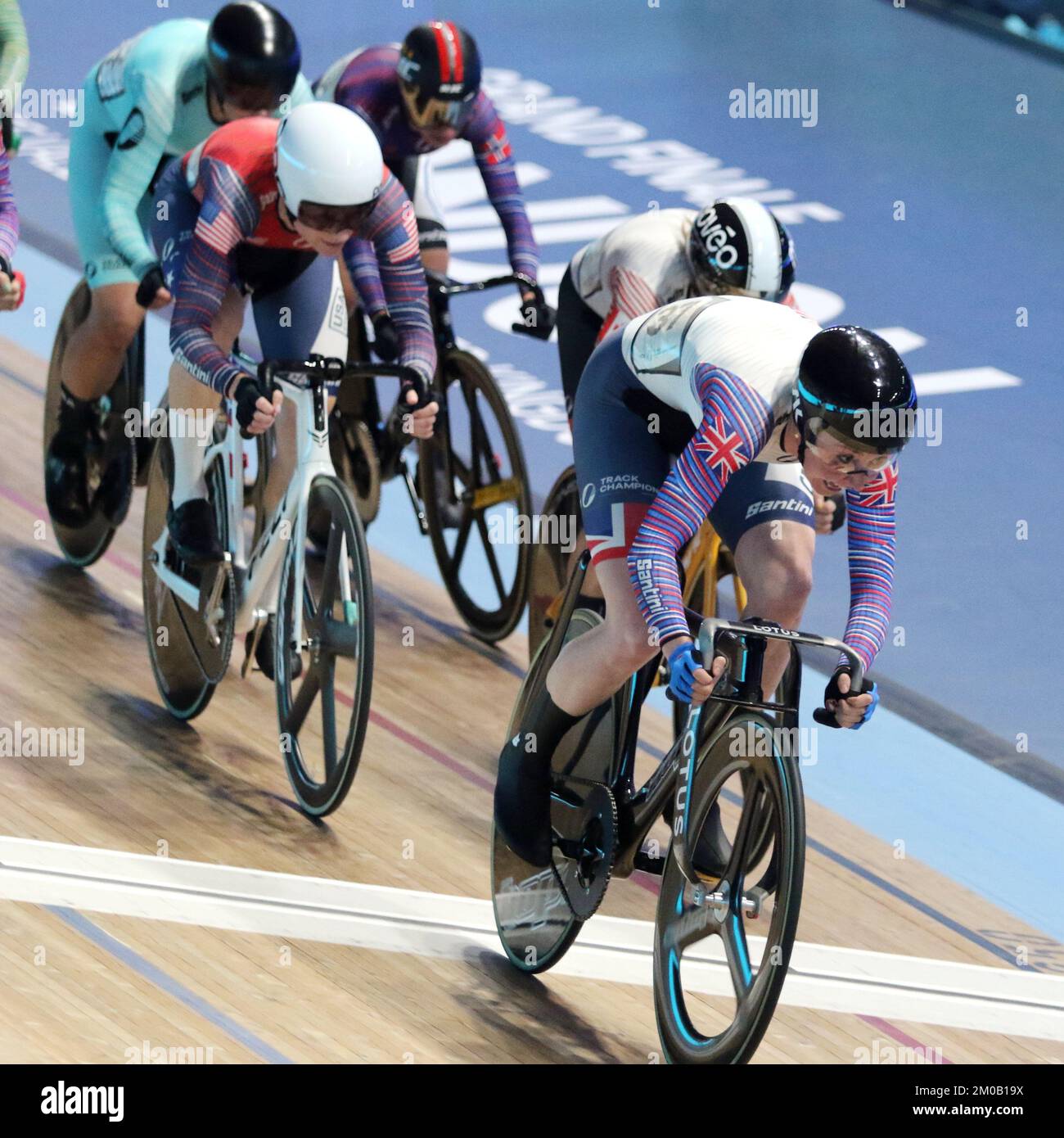 Track Cycling Champions League, Lee Valley Velodrome London UK. Katie ...