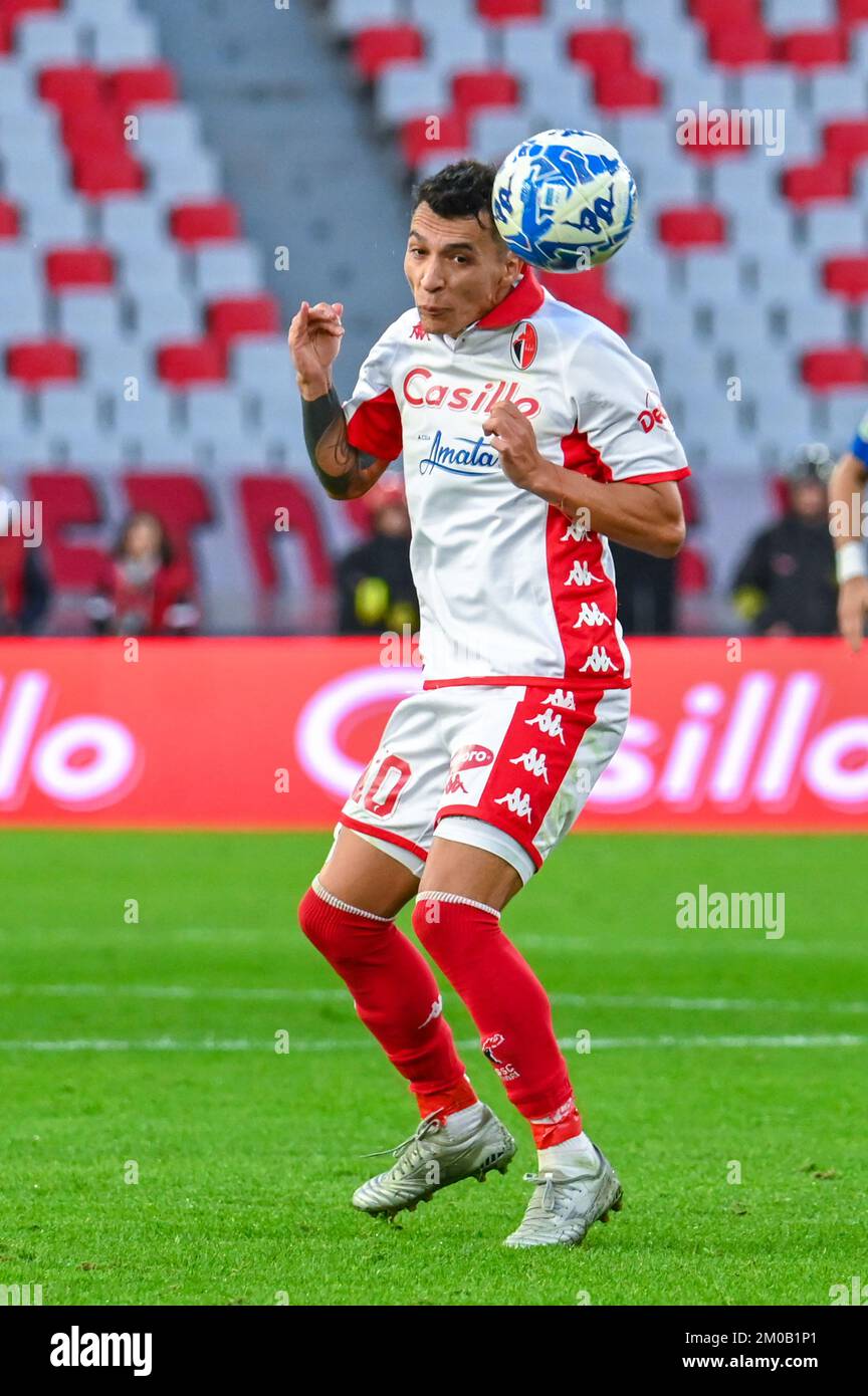 San Nicola stadium, Bari, Italy, December 04, 2022, Bari's Montero ...