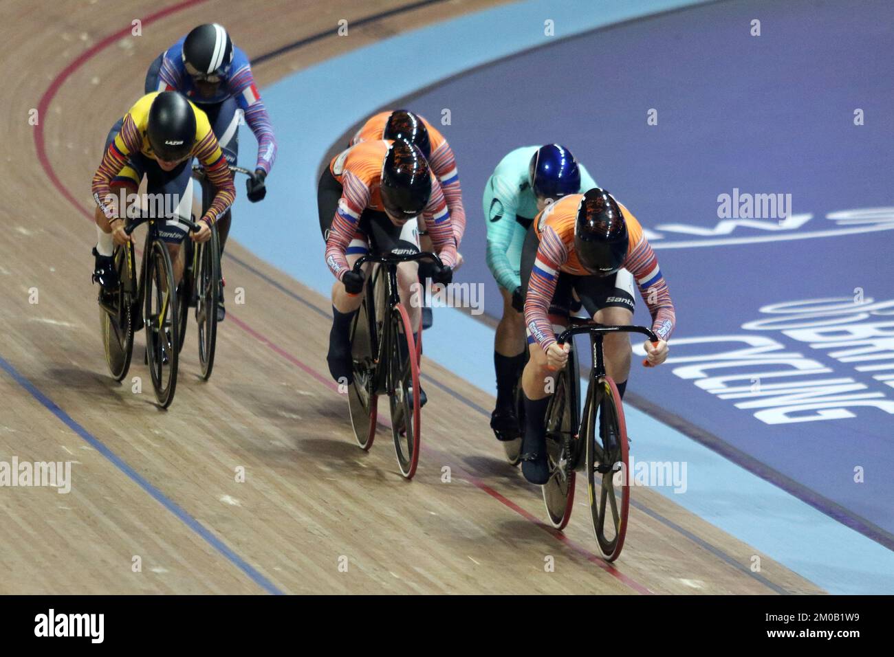 Track Cycling Champions League, Lee Valley Velodrome London, UK. Women ...