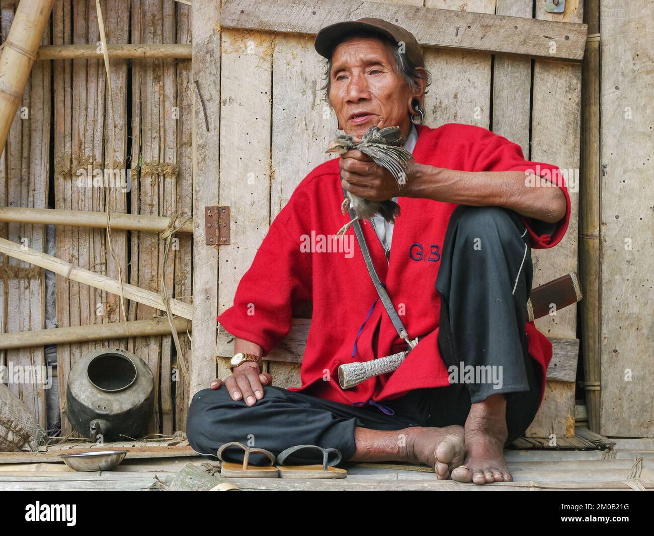Raga, Arunachal Pradesh, India - 02 20 2013 : Outdoor full body ...