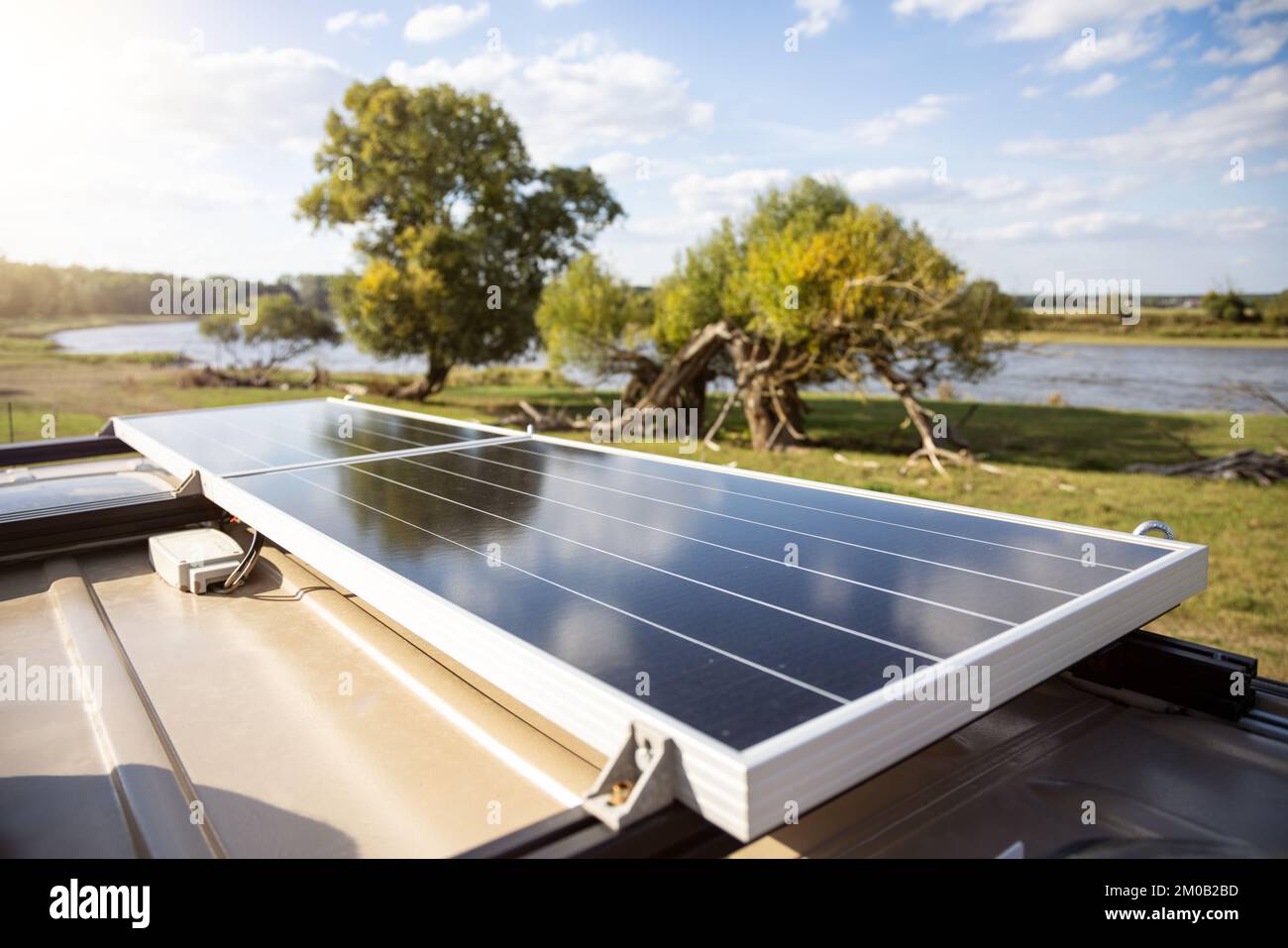 Solar panel camper van hi-res stock photography and images - Alamy