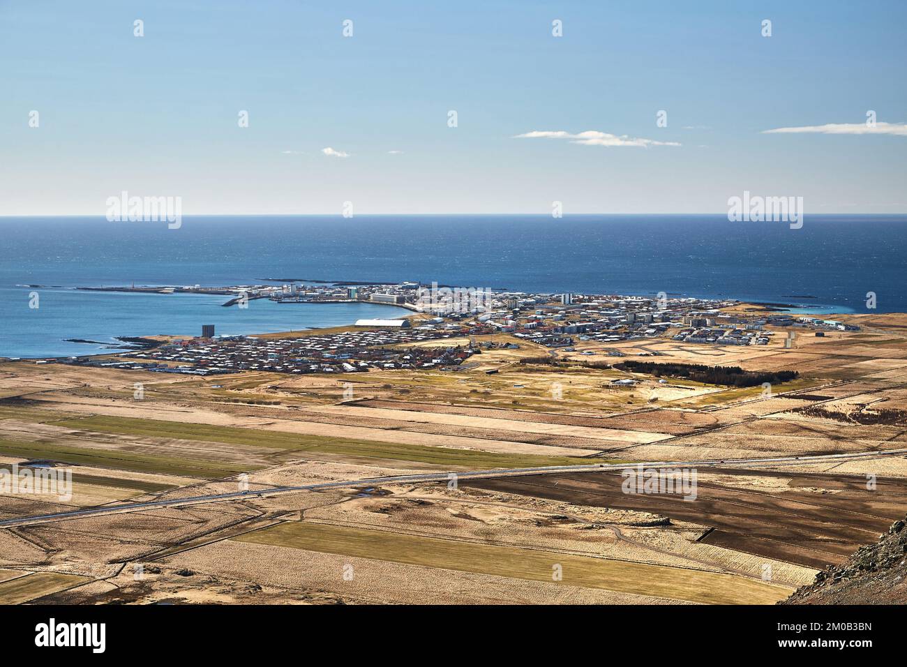Beautiful landscape iceland aerial view hi-res stock photography and ...