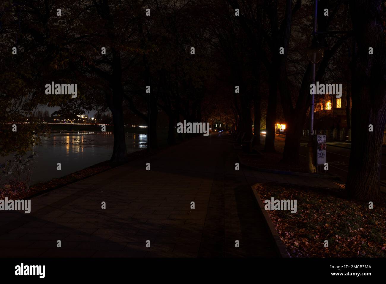 Blackout in the Ukraine streets without street lighting Stock Photo - Alamy