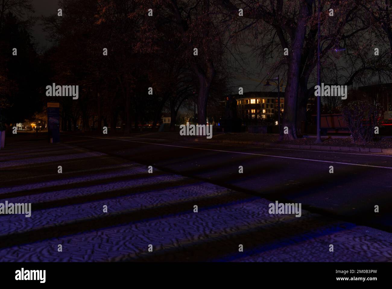 Blackout in the Ukraine streets without street lighting Stock Photo - Alamy
