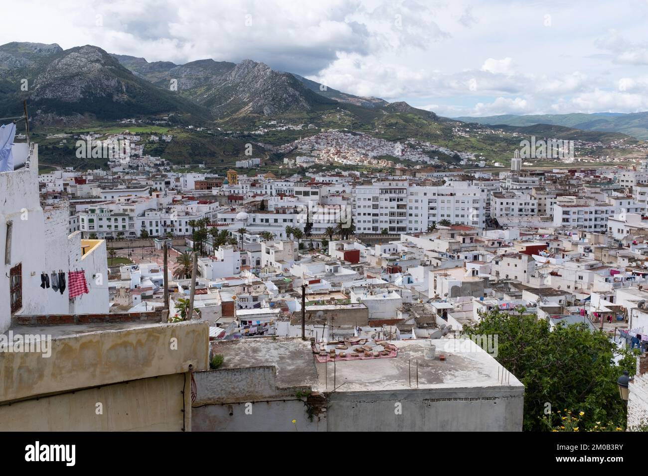 Tetouan, Morocco - April 19, 2019: The old city of Tetouan is an oasis ...
