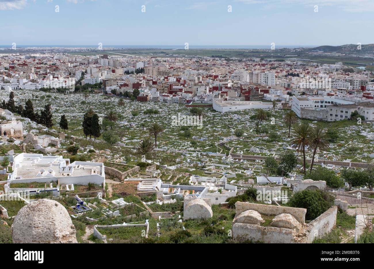 Tetouan, Morocco - April 19, 2019: The old city of Tetouan is an oasis ...