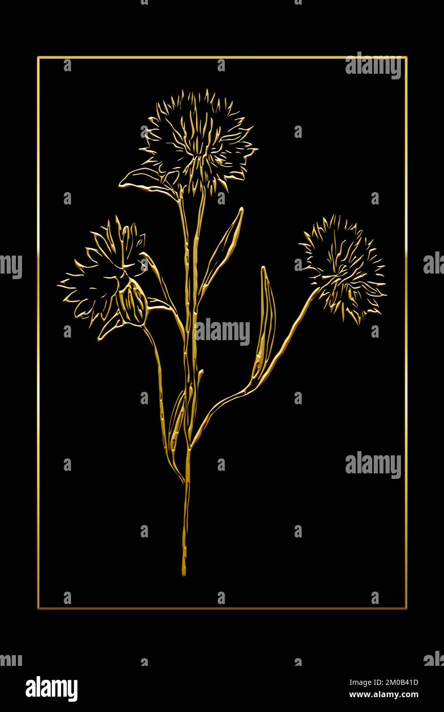 Luxurious 3D background with embossed gold pattern for use on Happy ...