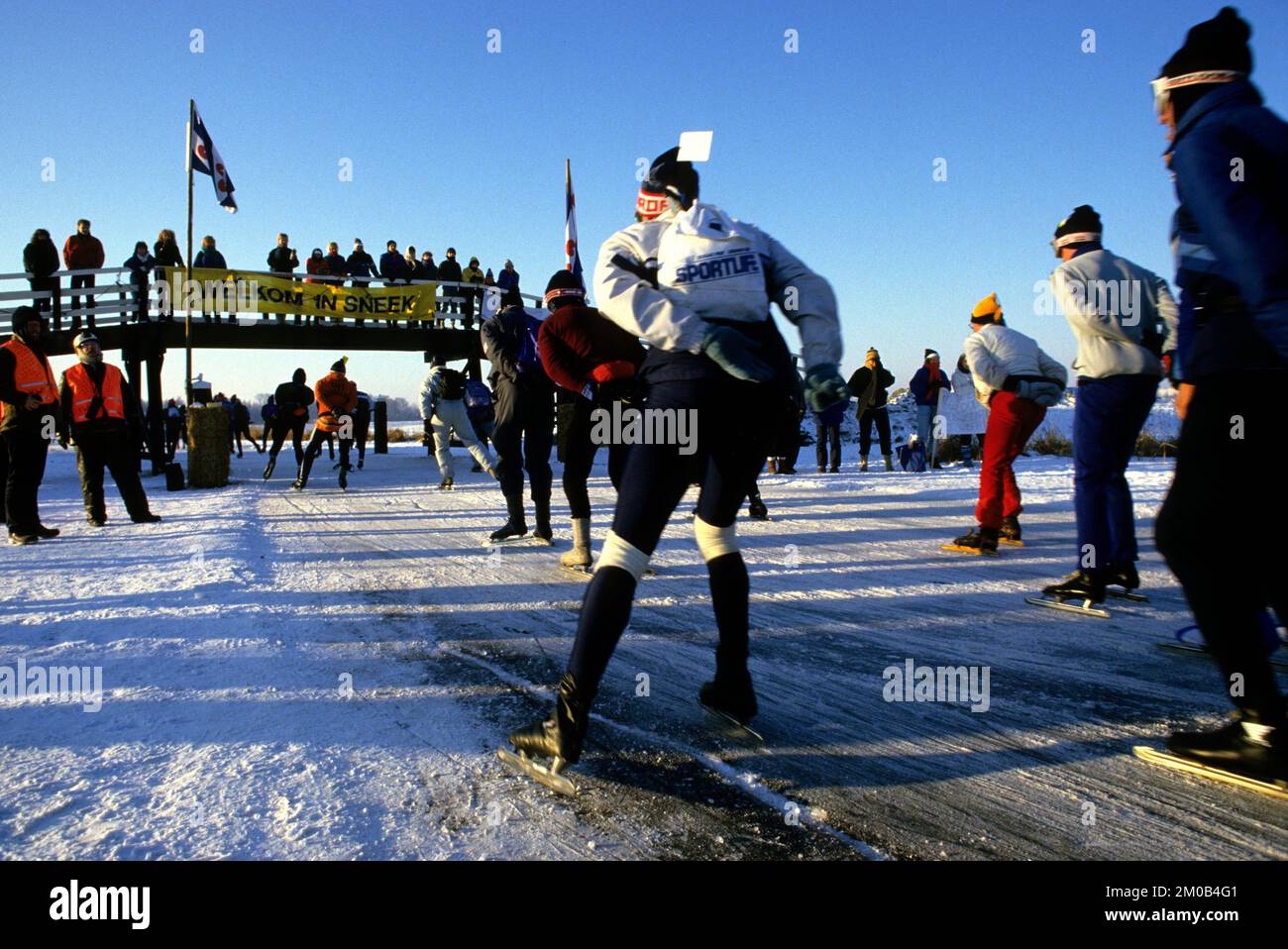 Elfstedentocht Holland Ice Skating Race 1986 The Elfstedentocht in ...